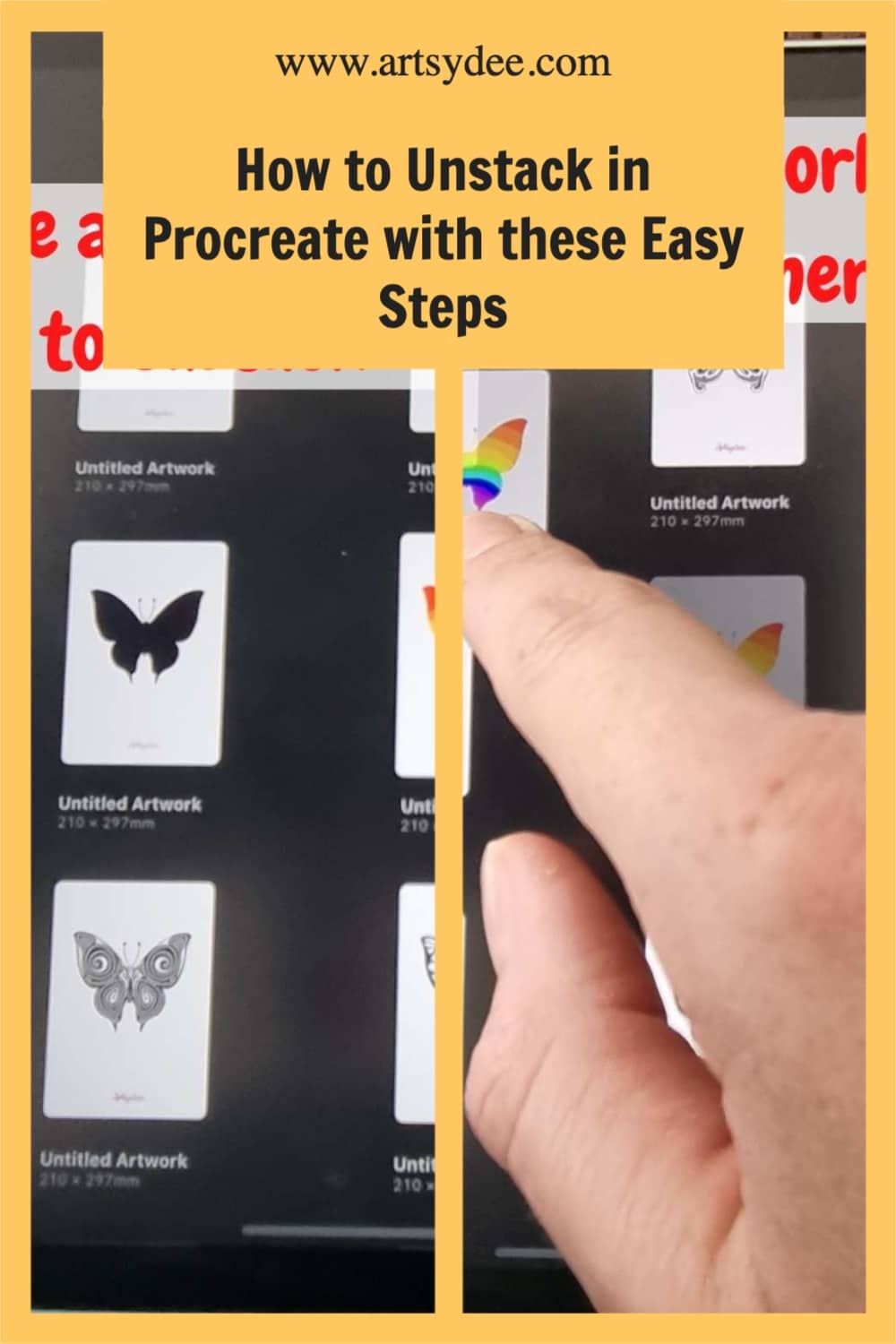 How to Unstack in Procreate: Tips & Tricks (2023) - Artsydee - Drawing, Painting, Craft & Creativity