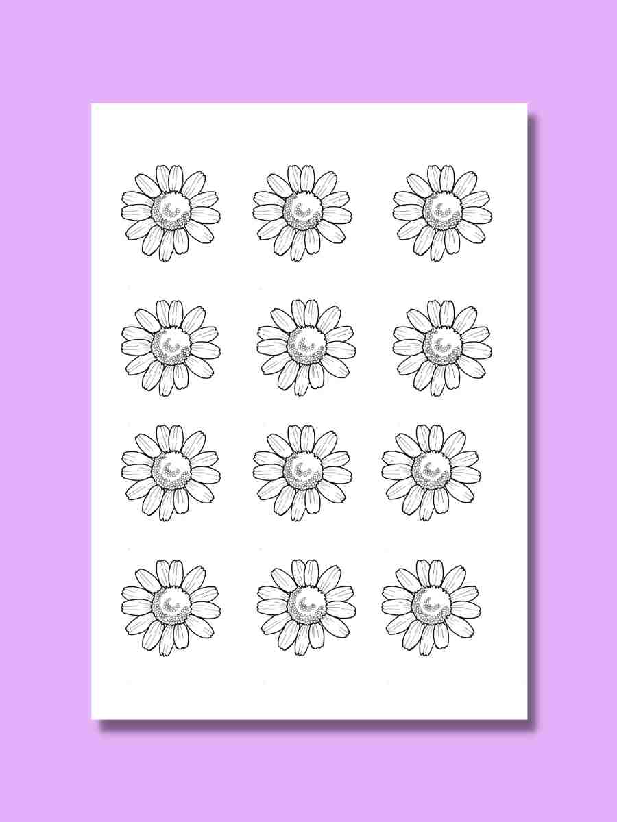 5 Free Daisy Templates: Beautiful Printables for your Creative Project ...