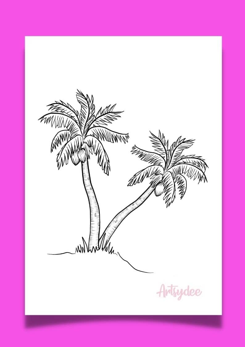 Looking for a Palm Tree Template? 8 Free Palm Tree Printables for your ...