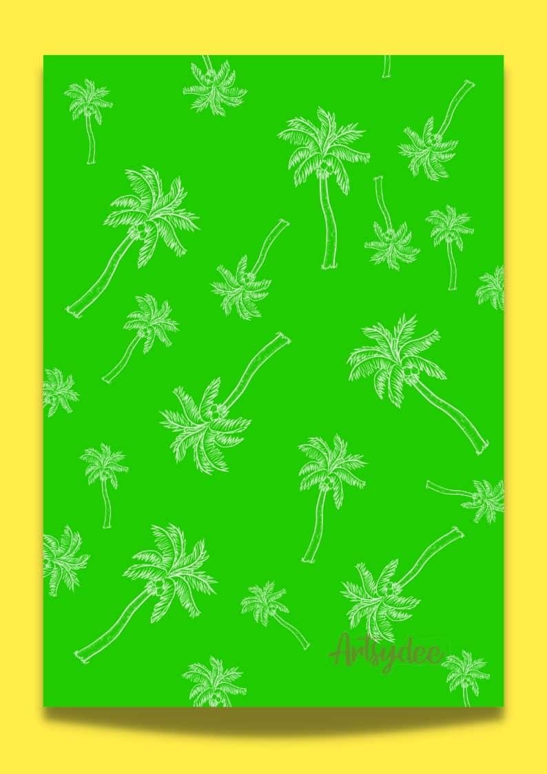 Fake Palm Tree Drawing Outline - Cooper Yind1972