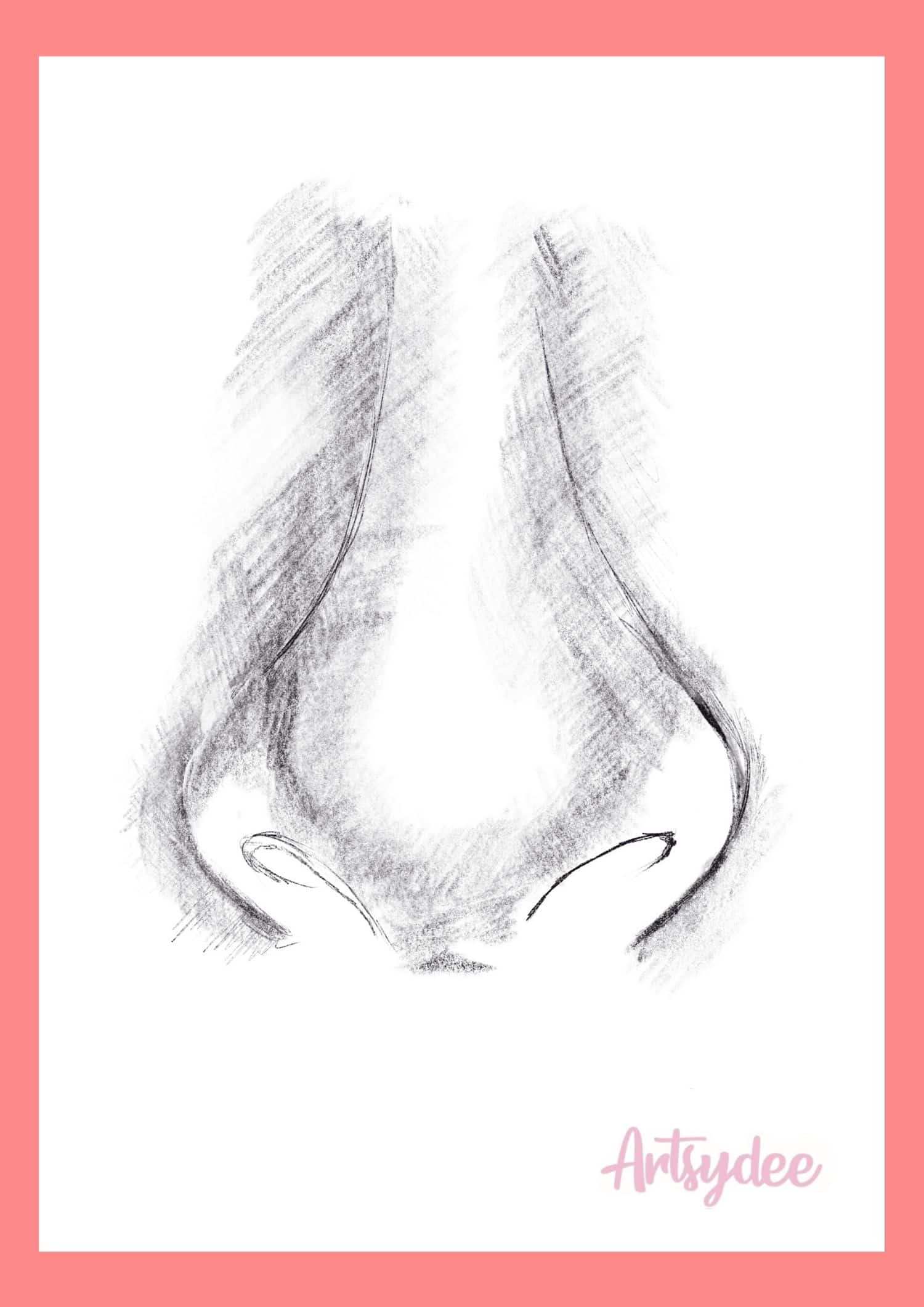 Easy Things to Draw Easy to Draw Nose Step by Step - Anderson Theshe