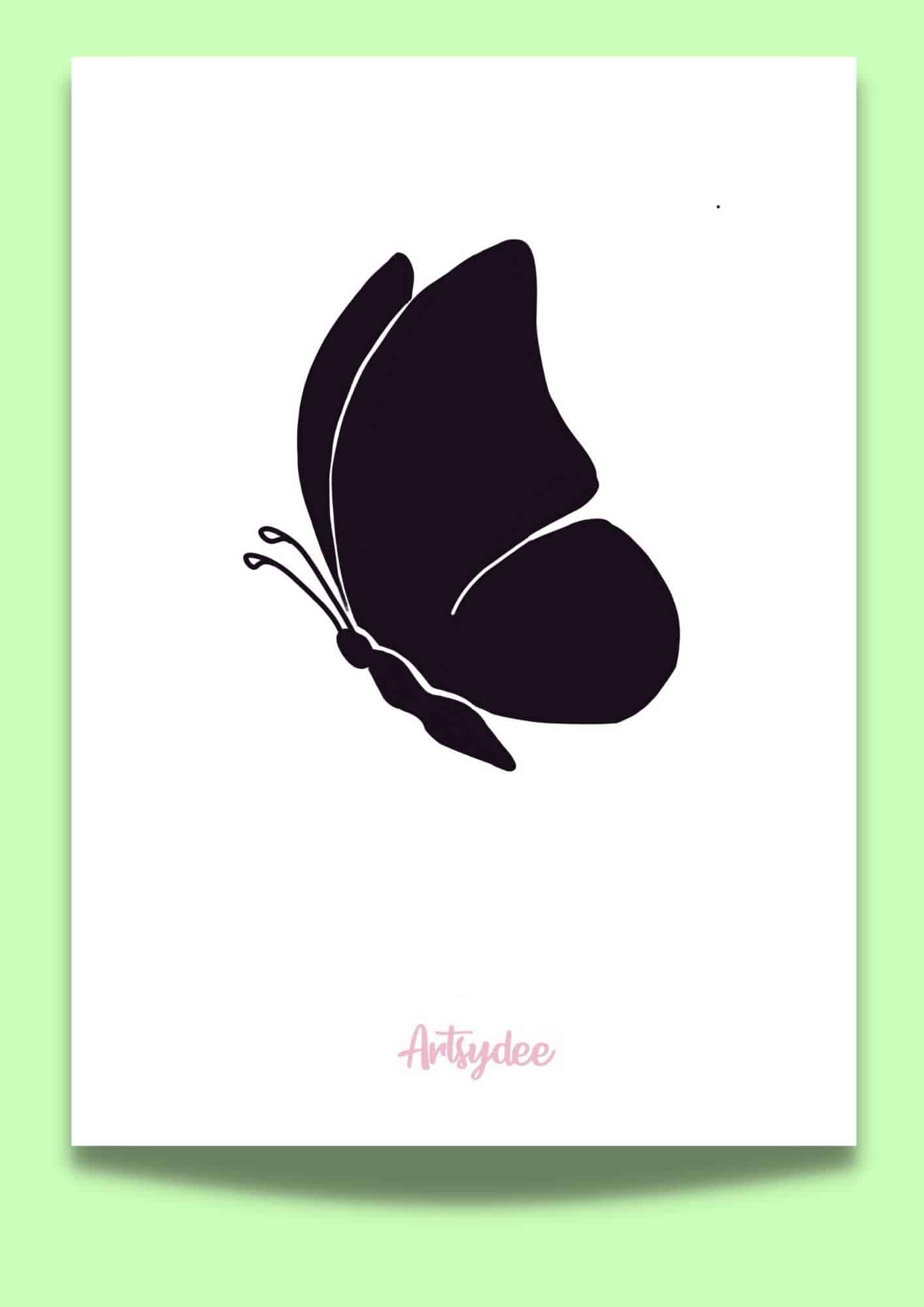21 Butterfly Stencil Templates | FREE Printables for Your Creative ...