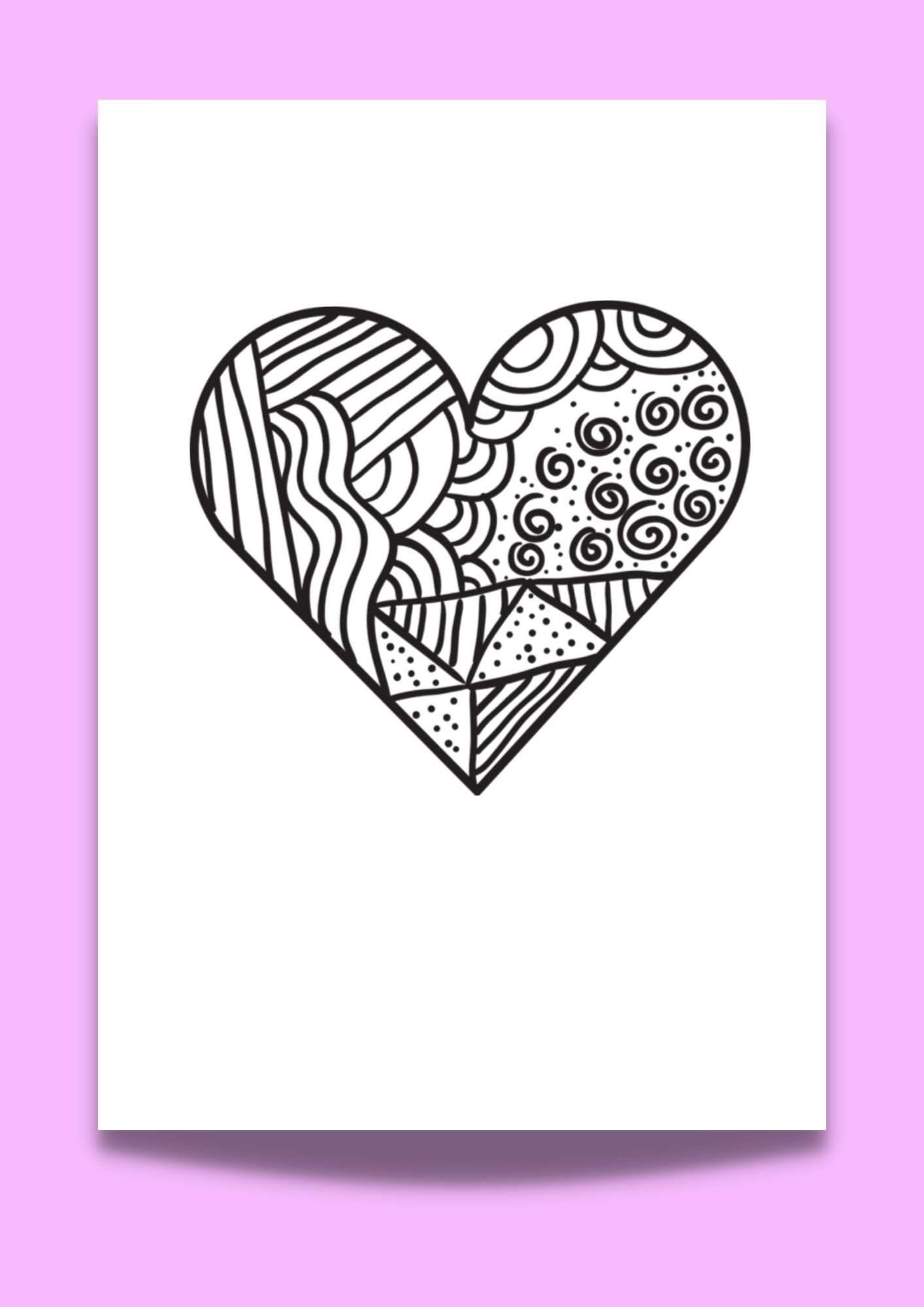 20 Heart Templates | FREE Printables for Your Creative Projects ...