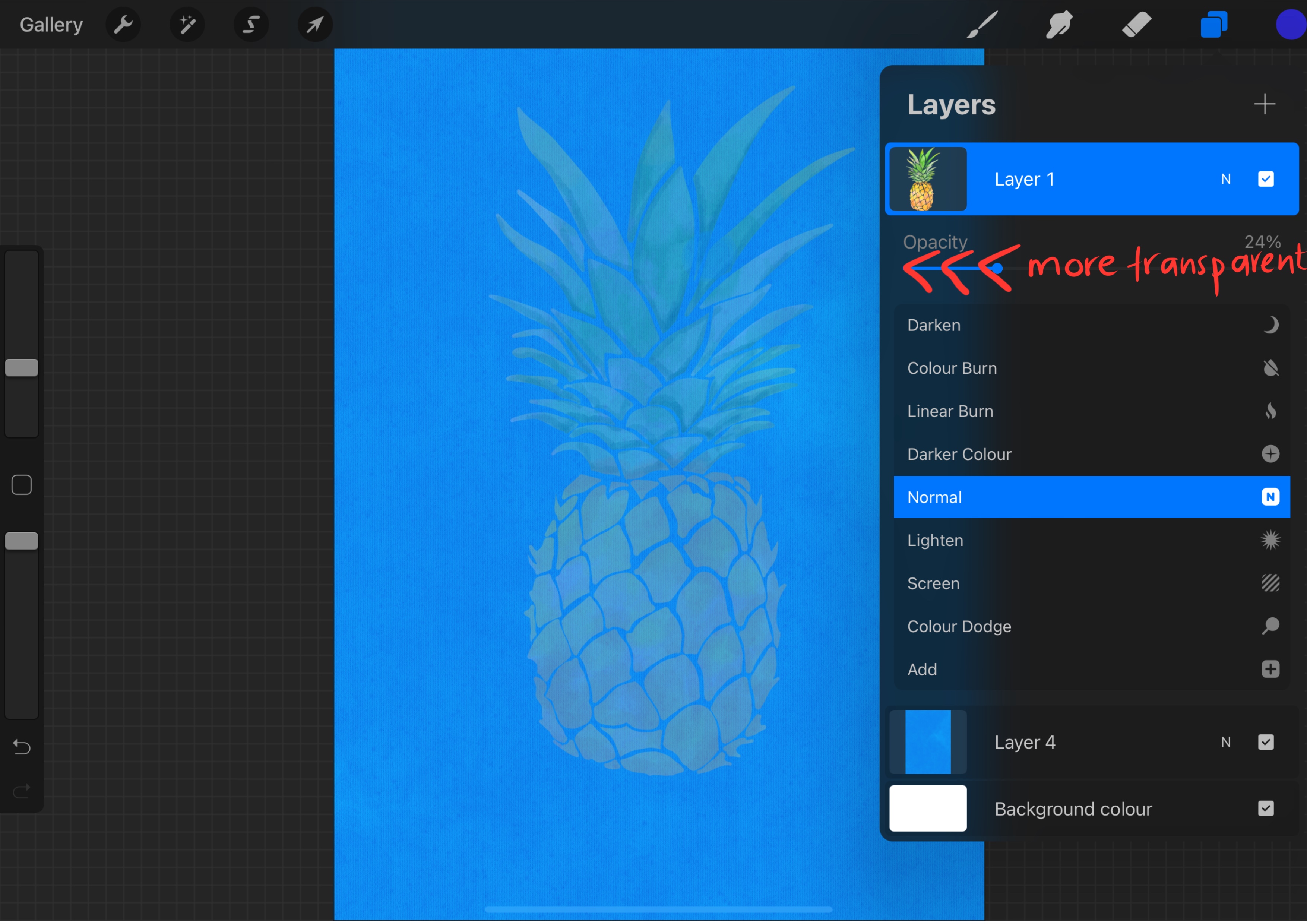 An Easy Guide on How to Change the Opacity of a Layer in Procreate ...