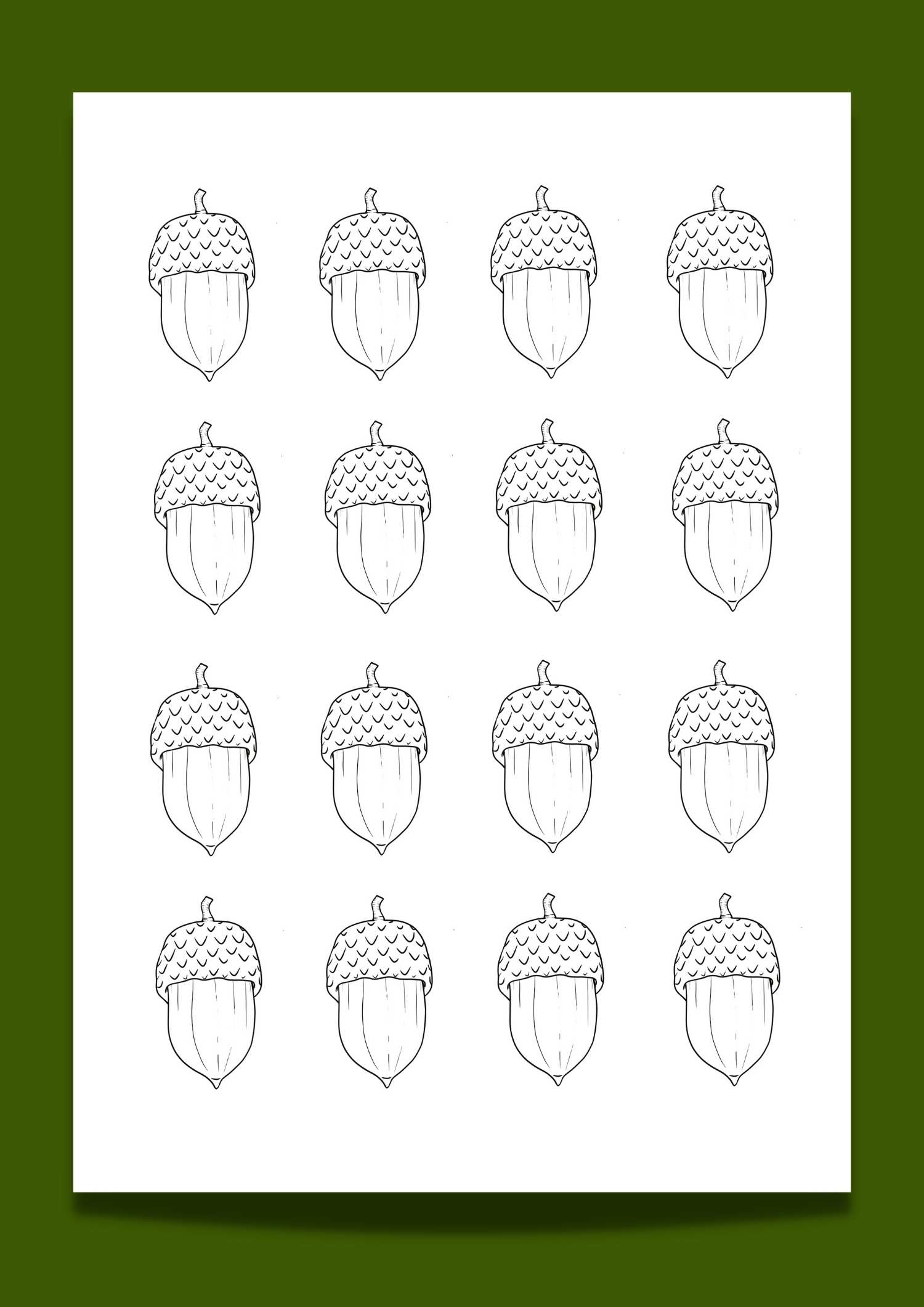 Looking for an Acorn Template? 8 FREE Acorn Printables! - Artsydee ...