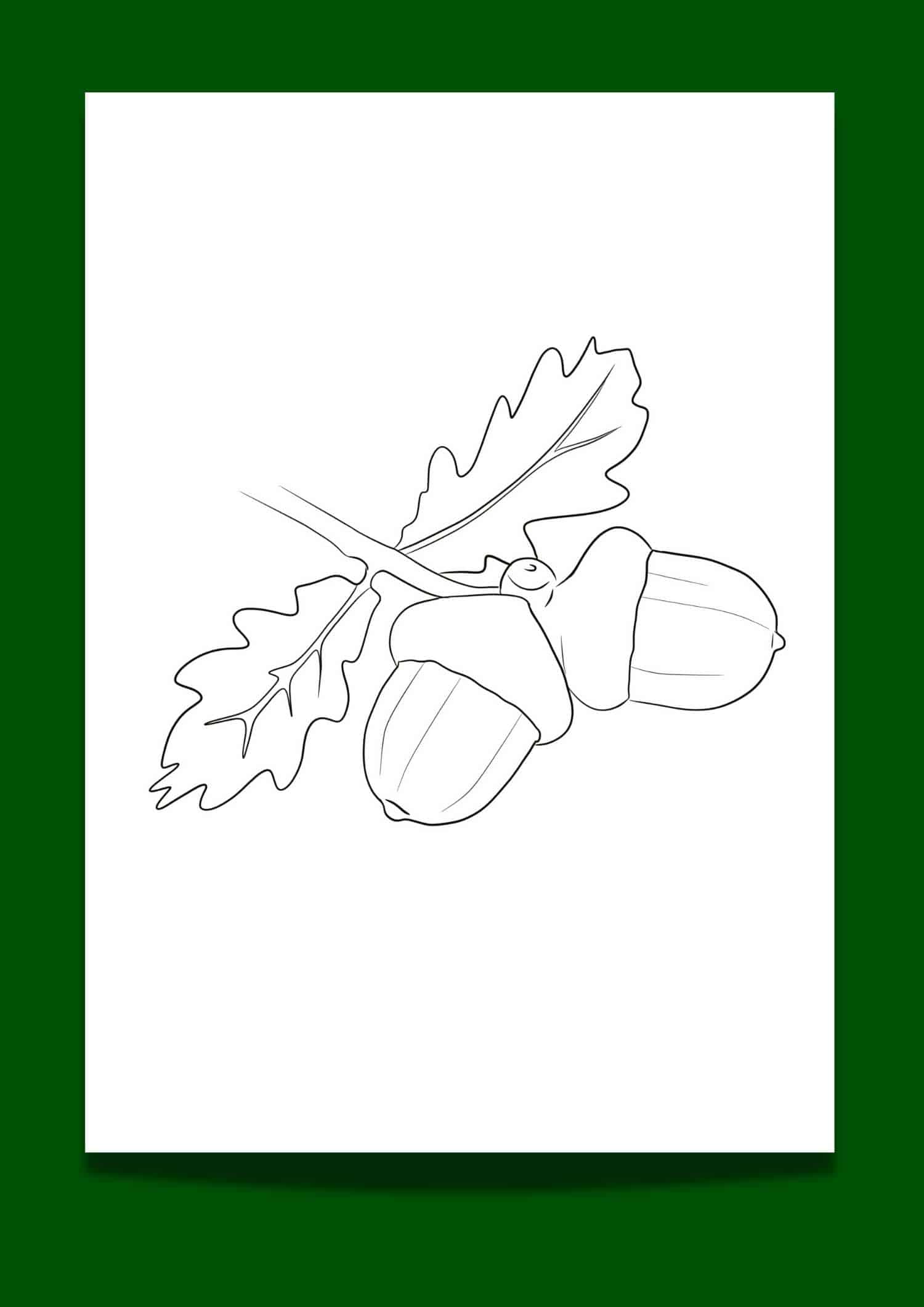 Looking for an Acorn Template? 8 FREE Acorn Printables! - Artsydee ...