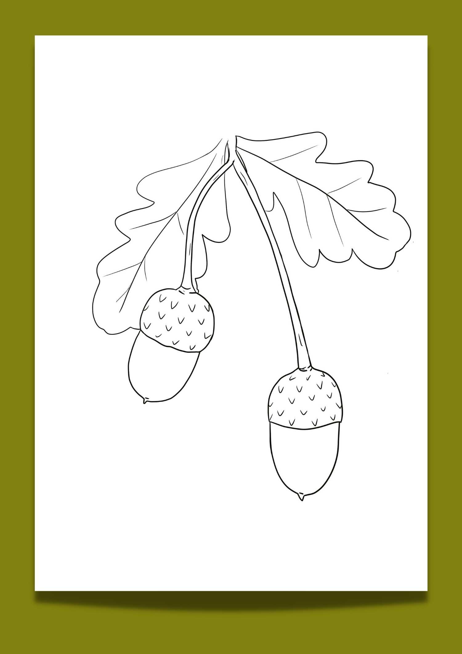 Looking for an Acorn Template? 8 FREE Acorn Printables! - Artsydee ...