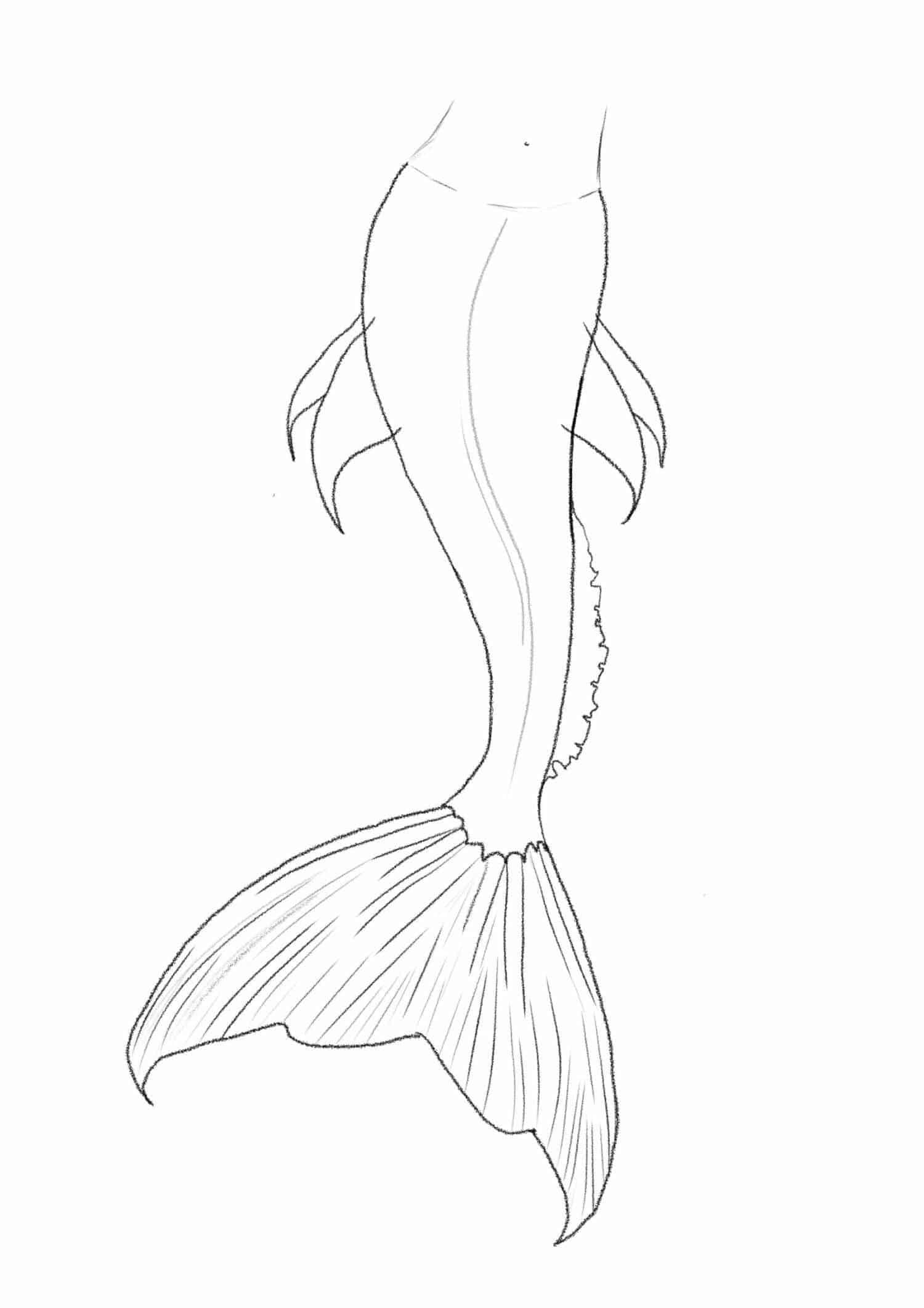 How to Draw a Mermaid Tail in 15 Easy Steps - Artsydee - Drawing ...